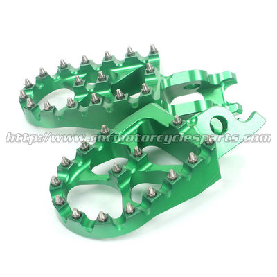 Dirt Bike Aluminum Foot Pegs , Adjustable Foot Pegs For Motorcycles