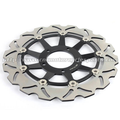 CNC Aluminium 320mm Motorcycle Brake Disc Installation Site Front Wheel