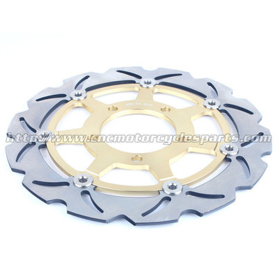 ZX6RR Motorcycle Floating Brake Disc Kawasaki ZX6R NINJA 636 Aluminum Steel