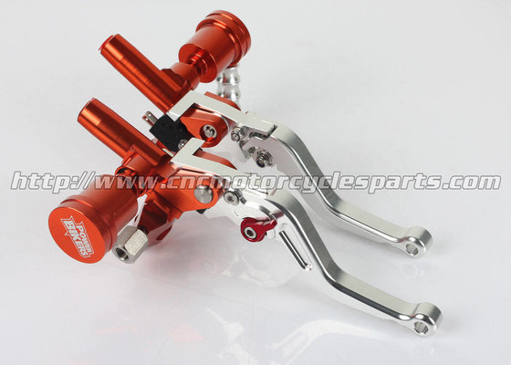 7/8" Motorcycle Brake Clutch Lever Master Cylinder Fluid Reservoir Levers Hand Control