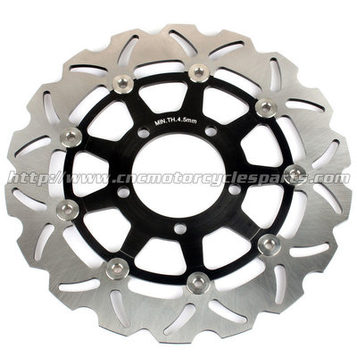 300mm Motorcycle Brake Disc Rotors For Street Bike ER6N VERSYS 650 Black Gold Aluminium