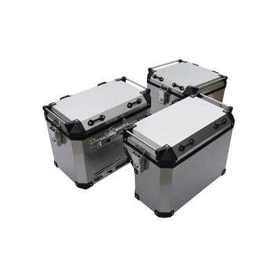 OEM Sliver Aluminum 50L 5.5kg V Strom 650 Panniers