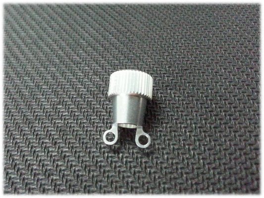Chromium Plated Holder Head Custom CNC Aluminum Parts , Diameter 7.00 ~ 10.50 mm