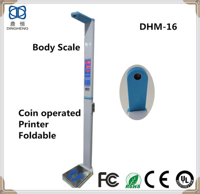 Coin-operated height and weight measuring instrument scale balance with CE and RoHS height measuring stand with weighing