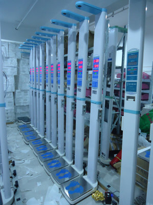 Coin-operated height and weight measuring instrument scale balance with CE and RoHS height measuring stand with weighing