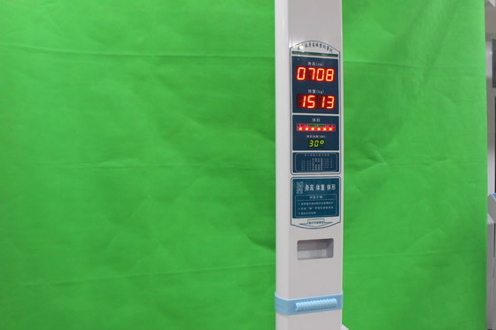 DHM-301 Printing sticker voice braodcast BMI Body Fat Analysis height and weight scalesdigital height weight scale