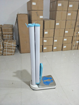 DHM-301 Printing sticker voice braodcast BMI Body Fat Analysis height and weight scalesdigital height weight scale