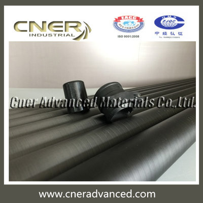 Carbon fiber telescopic window cleaning pole, swimming pool maintenance pole, carbon fibre telescopic pole