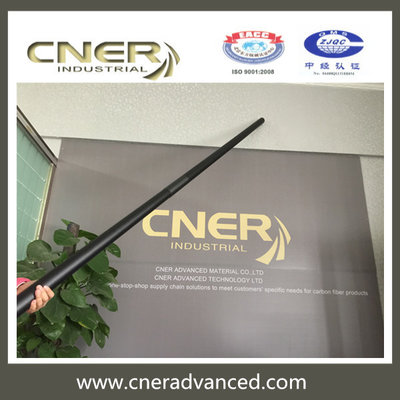 Light weight 40 feet carbon fiber tapered telescopic tube for gutter cleaning pole, carbon fiber gutter pole