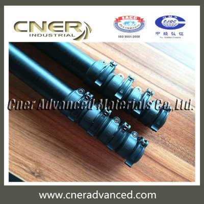 High stiffness 30 feet carbon fiber telescopic pole, telescoping pole
