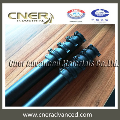 High stiffness 30 feet carbon fiber telescopic pole, telescoping pole