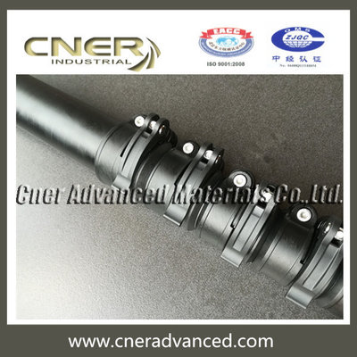 High stiffness 20 feet carbon fiber telescopic pole, cfrp telescoping tube for window cleaning, extension pole