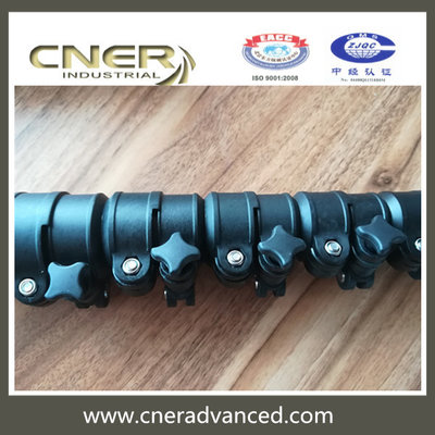 High stiffness 20 feet carbon fiber telescopic pole, cfrp telescoping tube for window cleaning, extension pole