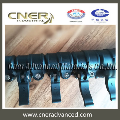 High stiffness 18 feet carbon fiber telescopic pole, cfrp telescoping tube for window cleaning, extension pole