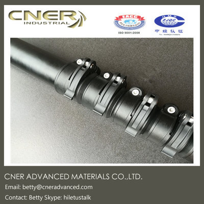 Pure carbon fiber 34 feet telescopic pole with scratch matte finish, telescopic pole for water fed window cleaning pole