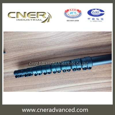 Pure carbon fiber 30 feet telescopic pole with scratch matte finish, telescopic pole for water fed window cleaning pole
