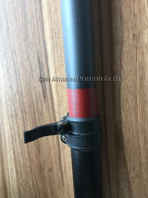 Pure carbon fiber 37 feet telescopic pole with scratch matte finish, telescopic pole for water fed window cleaning pole