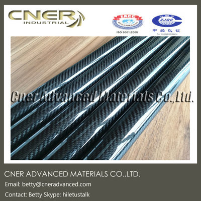 Carbon fiber tube, ID 22mm twill weave carbon fibre rod, carbon fiber pole, matte and glossy finish