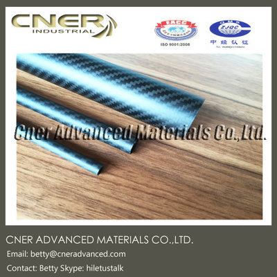 Carbon fiber tube, ID 22mm twill weave carbon fibre rod, carbon fiber pole, matte and glossy finish