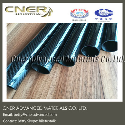 Carbon fiber tube, ID 17mm twill weave carbon fibre rod, carbon fiber pole, matte and glossy finish