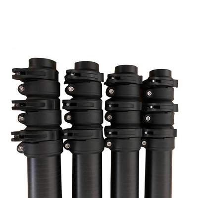 Long reach 5m 9m carbon fiber telescopic rescue pole, water rescue pole, marine rescue pole, ice rescue rod