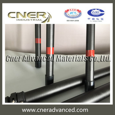 Carbon fiber telescopic pole of 27 feet length, with new designed clamps