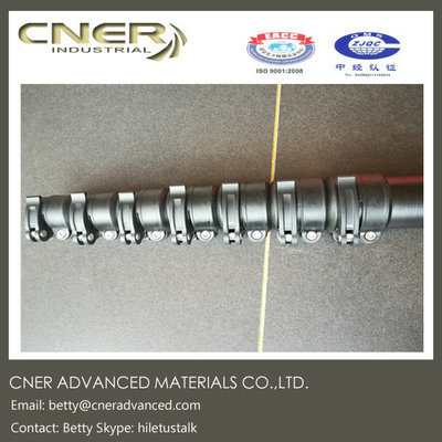 Telescopic 25 feet carbon fiber pole with scratch matte finish