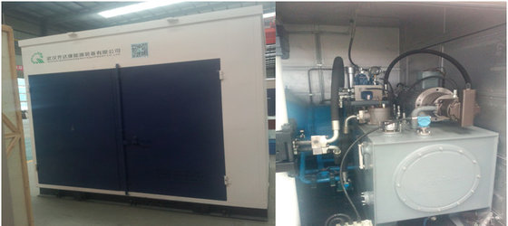 Hydraulischer CNG Kompressor CNG der Gewohnheits-5000Nm3, der Stationen mit PLC-Steuerung tankt