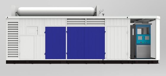Air Cooling 2 Stage Hydraulic CNG Compressor with Motor Direct Driving