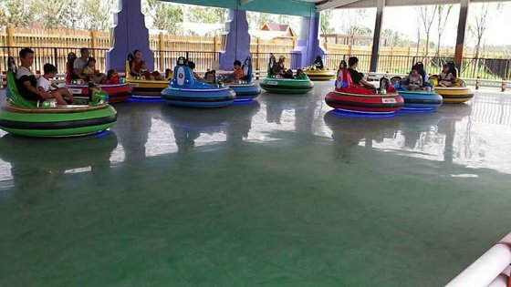 Space ship bumper car kids electric car outdoor UFO bumper car for sale