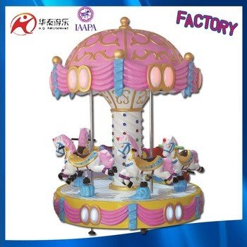 2017 coin operation chiristmas carousel fairground rides 6 seats carousel horse amusement carousel rides for sale