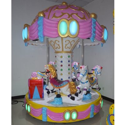 2017 coin operation chiristmas carousel fairground rides 6 seats carousel horse amusement carousel rides for sale