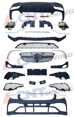 Full Set Styling Body Kits for Mercedes Benz GLC (upgrade to 63 AMG)