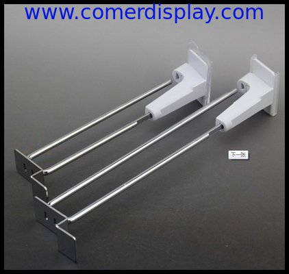 COMER anti-theft display devices Hot Sale Slat Wall Security Hooks for mobile stores