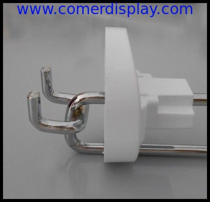 COMER anti-theft display devices Hot Sale Slat Wall Security Hooks for mobile stores