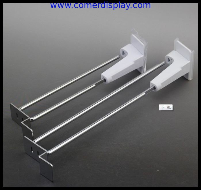 COMER anti-theft display devices Hot Sale Slat Wall Security Hooks for mobile stores