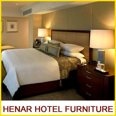 Four Season Wooden 5 Star Urban Hotel Bedroom Furniture Set /  Custom Hotel Room Furniture
