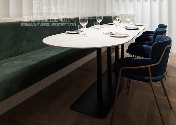 Multi Color Minimalist Style Modern Dining Room Chairs Filled Fire Rated Sponge