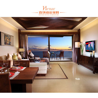 Iririki Resort Hotel & Spa Queen Bed Bedroom Furniture With Local Culture