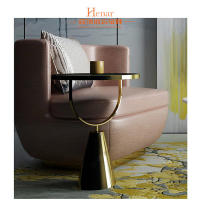 Metal Small Narrow Short Movable Sofa Snack Side End Table Eco-Friendly