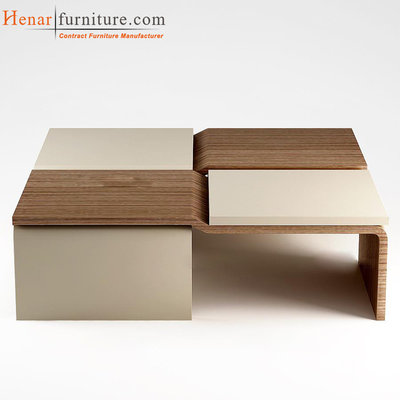 Modern Furniture Decor Wooden coffee table for Hotel Lobby or Living Room