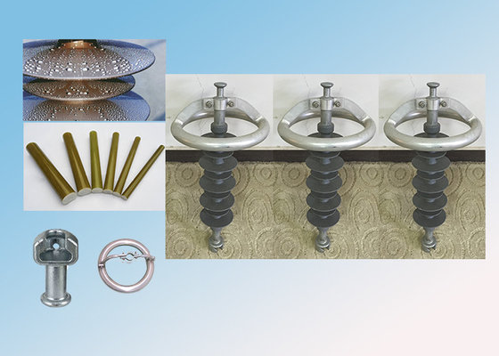 35kV 100kN Long Rod Composite Polymer Insulator For High Voltage Lines