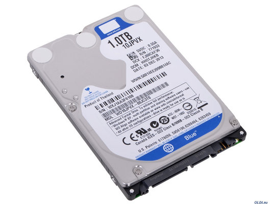 2.5 inch Internal 1TB replace laptop hard drive for Notebook WD10JPVX