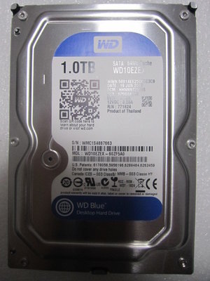 7200 RPM Blue WD10EZEX 1TB Hard Disk Drive 64MB Cache HDD SATA 1TB