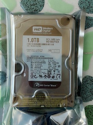 3.5inch Enterprises 1TB Hard Disk Drive WD1002FAEX Computer Internal 7200RPM