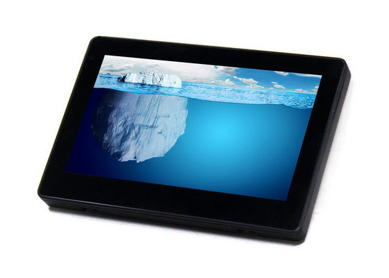 Black Hmi Touch Screen Panel Android Touch Terminal With RS485 , RS232 , GPIO