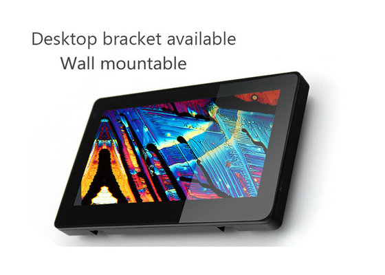 Multi Touch Capacitive Screen Android Tablet Temperature Sensor No Battery Design For Hotel