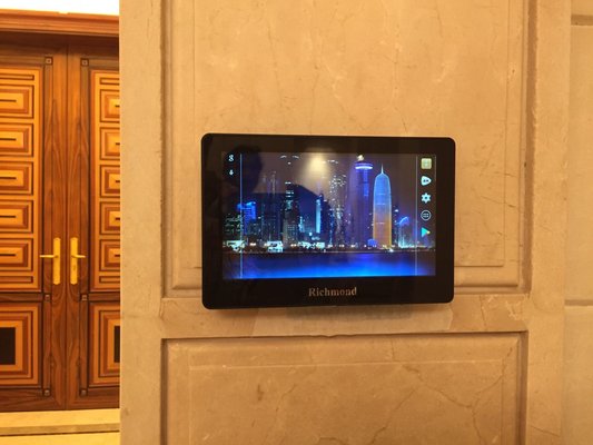 7 Inch Onwall Mount Tablet Intercom Touch Screen Video Intercom For Apartments