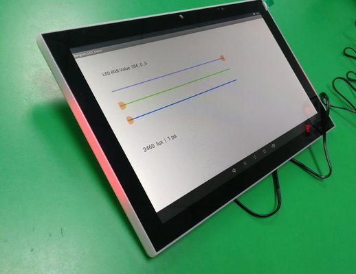 Inwall Onwall mounted 10" Android Tablet LCD panel with serial port fot smart application