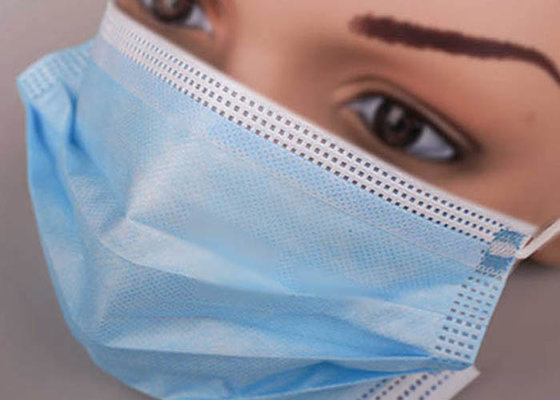Disposable Blue Anti Virus Surgical Protective Mask 3 Ply Elastic Ear Loop Filter Mask